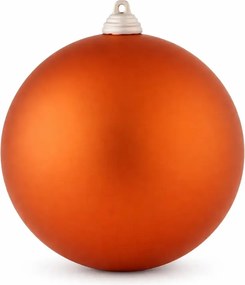 Velká vánoční koule 30 cm, měděná, matná, UV
