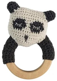 Dětské dřevěné chrastítko Panda Sebra