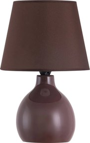 Rabalux INGRID stolní lampička max. 1x40W | E14 | IP20 - hnědá