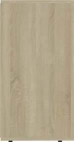 vidaXL Příborník 120 x 36 x 69 cm dřevotříska [801846] Barva: bílá s vysokým leskem