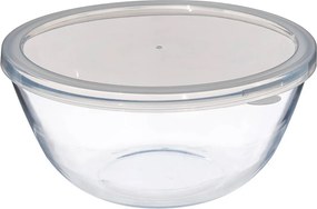 Skleněná mísa s pokličkou, 4,7 l