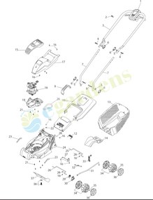Gardena 32E PowerMax el.sekačka na trávu 4073-20