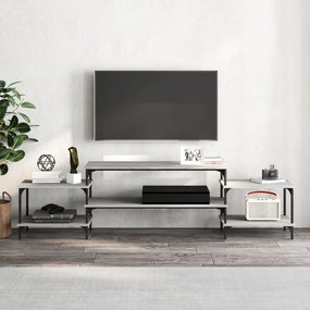 TV skříňka šedá sonoma 197 x 35 x 52 cm kompozitní dřevo - Default Title
