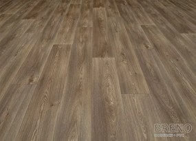 Breno PVC BLACKTEX Columbian Oak 649M – tmavě hnědé dřevo, šíře 300 cm