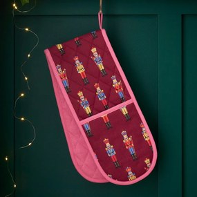 Bavlněná chňapka s vánočním motivem Christmas Nutcracker – Catherine Lansfield