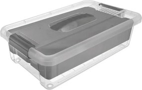 Úložný box s víkem a vyjímatelným vkladem 6 l
