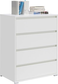 XXXLutz KOMODA, bílá, 80/103/48 cm Carryhome - Široké komody - 000003003402