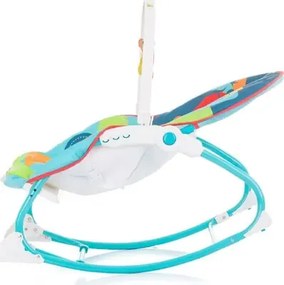 CHIPOLINO Dětské houpací křesílko Enjoy - modré / od 0 - 6 měsíců / do
