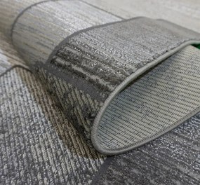 BE Koberec Esprit 3603 GREY - šedý obdélníkový Rozměr: 140x190 cm