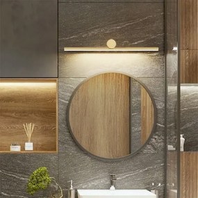 Toolight Toolight, LED nástěnné svítidlo 80cm 13W 4000K APP1346-W, zlatá lesklá, OSW-02436