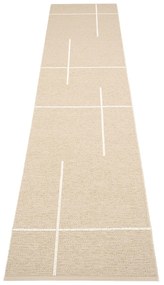 Vinylový koberec Pappelina FRED Beige/Vanilla velikost: 70x360cm