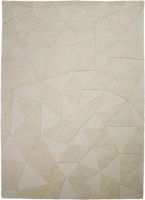 Béžový ručně tkaný vlněný koberec 120x170 cm Shard – Flair Rugs