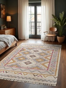 ELLE Decoration, Kusový koberec Imani 106261 Cream/Multi z kolekce Elle, 120x170, vícebarevná, kuchyně