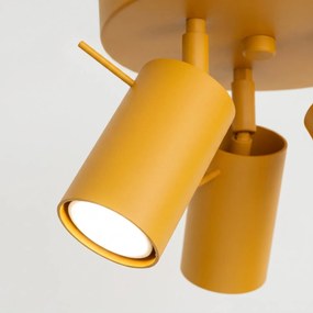 Sollux Lighting Stropní svítidlo RING 3P žluté