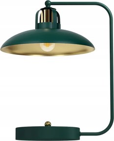 Milagro Stolní lampa Felix Green/gold 1xE27 Stolní lampa 1 ks