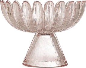 Světle růžový skleněný pohár na zmrzlinu 220 ml Nalu – Bloomingville
