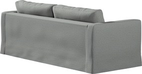 Potah na pohovku IKEA  Karlstad 3-místná, nerozkládací, dlouhý barva modrá látka pletený vzor