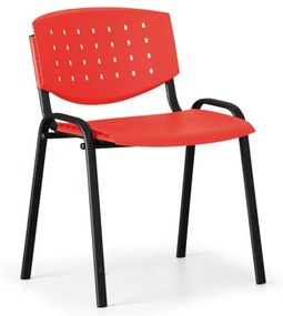Antares Jednací židle TONY, červená, konstrukce černá