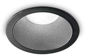 Ideal Lux Stropní vestavné bodové svítidlo LED GAME ROUND Barva: Černá, Teplota světla: 3000 K, Barva materiálu: černá