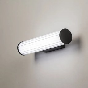 Nástěnné LED svítidlo nad zrcadlo do koupelny Zarra Black IP44