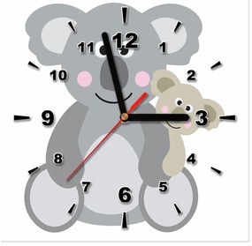 Gario Obraz s hodinami Koala Rozměry: 30 x 30 cm