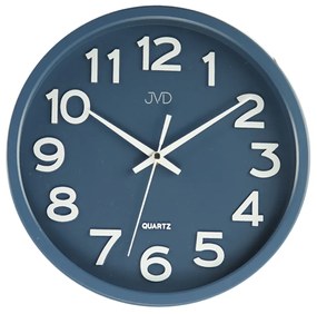 JVD Nástěnné hodiny JVD modré HX2413.1