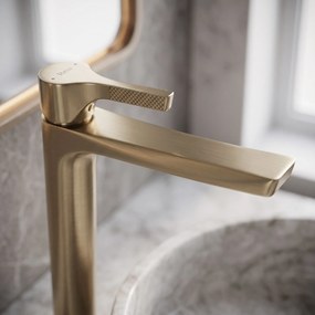 Rea, Umyvadlová baterie PREMIUM REA Maxim Brush Gold High, REA-B8951