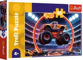 TREFL Puzzle Monster truck / 60 dílků / 33 x 22 cm / od 4 let