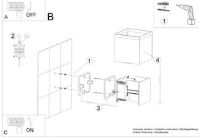 Sollux SL.0544- LED Venkovní nástěnné svítidlo LUCA LED/6W/230V IP54