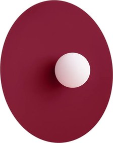 Vínové kovové nástěnné svítidlo ø 50 cm AKE – Thoro