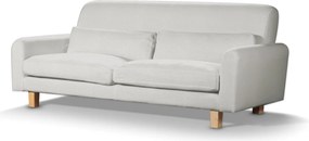 Potah na pohovku IKEA Nikkala krátký barva krémová látka pletený vzor