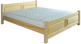 Drewmax LK115 - Dřevěná postel masiv dvojlůžko 140 cm