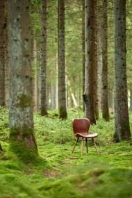 ACTONA GROUP Jídelní židle BATILDA hnědá PU retro světlé dřevo H000018217