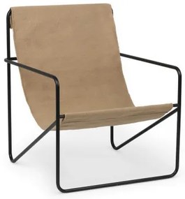 Desert Lounge Chair sand black Ferm Living