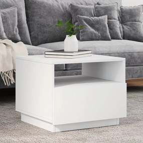 vidaXL Konferenční stolek s LED osvětlením 50 x 49 x 40 cm [839829] Barva: šedá sonoma