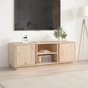 vidaXL TV skříňka 110x35x40,5 cm masivní borové dřevo [814477] Barva: Přírodní