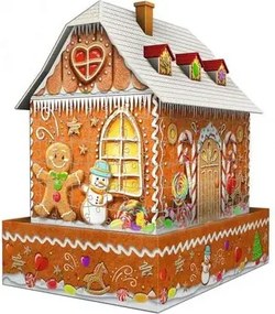 Ravensburger 3D Puzzle Perníková chaloupka / 216 dílů / 19 x 29.5 x 27