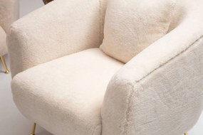 Designové křeslo Adalia béžové