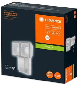 Ledvance - LED Venkovní nástěnné svítidlo se senzorem SPOT 2xLED/8W/230V IP55