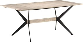 Jídelní stůl 180 x 90 x 76 cm masivní mangovníkové dřevo 321688
