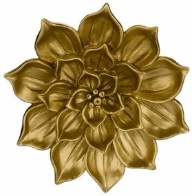 Ego Dekor EGO DEKOR DOP JDD Dekorace nástěnná Divoký květ, zlatá, 23,5x23,5x4cm