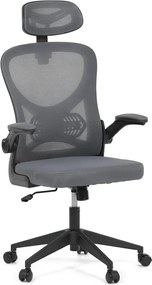 Ergonomická kancelářská židle ALEXANDRE - šedá síťovina