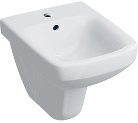 Geberit Selnova Compact - Závěsný bidet, otvor pro baterii, bílá 500.272.01.7