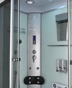 Terra Hydromasážní box WSH7106 LWS, 120x80 levý se saunou