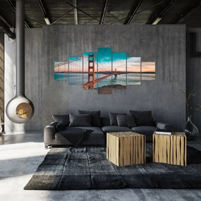 Obraz- Golden Gate, San Francisco (210x100 cm)