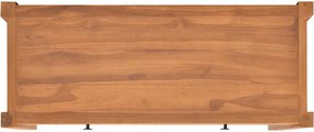 TV stolek 100 x 40 x 45 cm teakové dřevo 325266