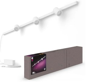 Philips-SADA 3xLED RGB Stmívatelné svítidlo do lištového systému Hue LED RGB/15,6W/230V
