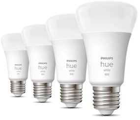 SADA 4x LED Stmívatelná žárovka Philips Hue WHITE A60 E27/9W/230V 2700K