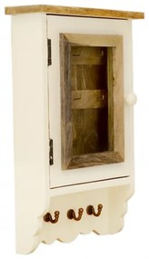 Indický nábytek - Skříňka na klíče Dhari 35x50x10 z mangového dřeva