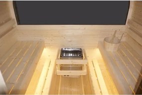 RAKOUSKÝ produkt - Venkovní sauna HANKO pro 6 osob 210 x 180 x 210cm ( F60180 )